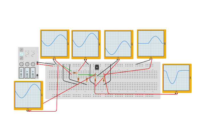 Circuit Design Percobaan 4 Modul 3 Tinkercad