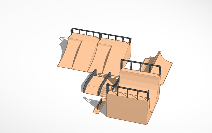3D design SkatePark - Tinkercad