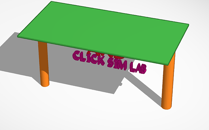 3d Design Sim Lab Splitting Letters Tinkercad