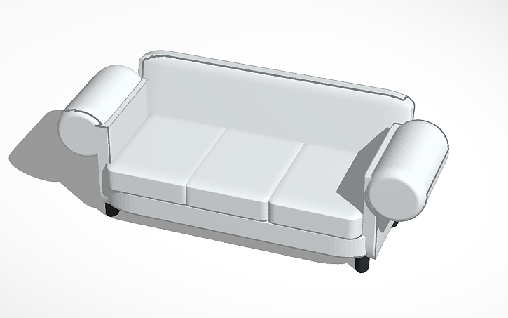 3d Design Sofa Tinkercad