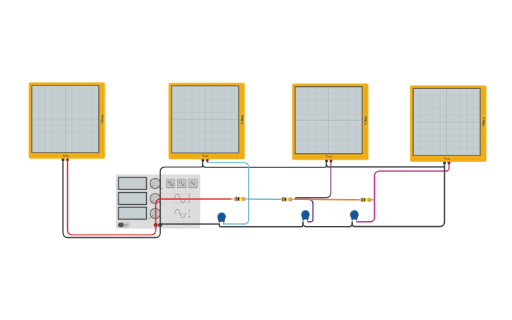 Circuit design Simple Square wave to Sine Wave Converter - Tinkercad