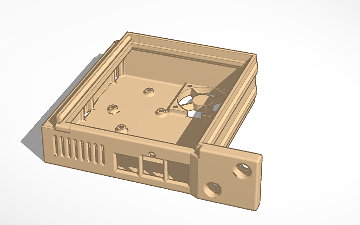 3D design Ender3v2 Raspberry Pi Case - Tinkercad