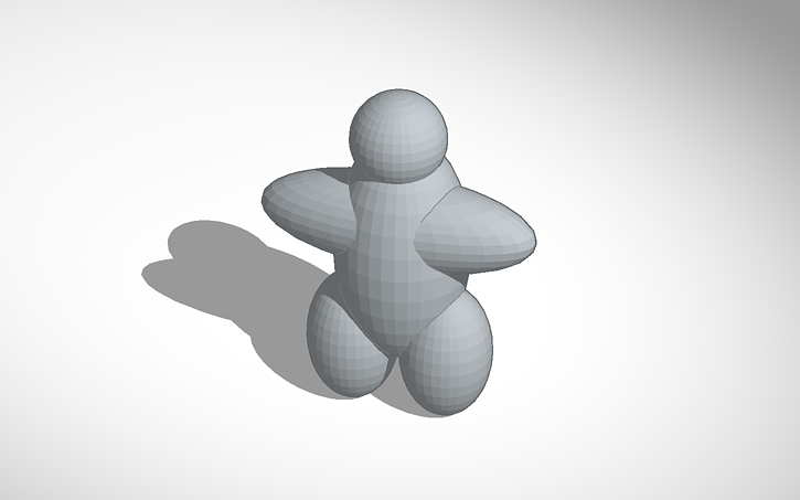 3D design Teletubby - Tinkercad