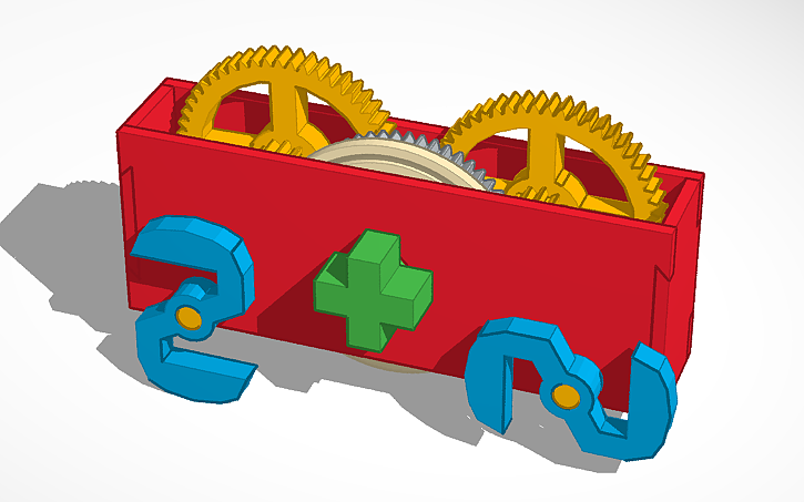 3D design Copy of Wind-up Running Buggy | Tinkercad