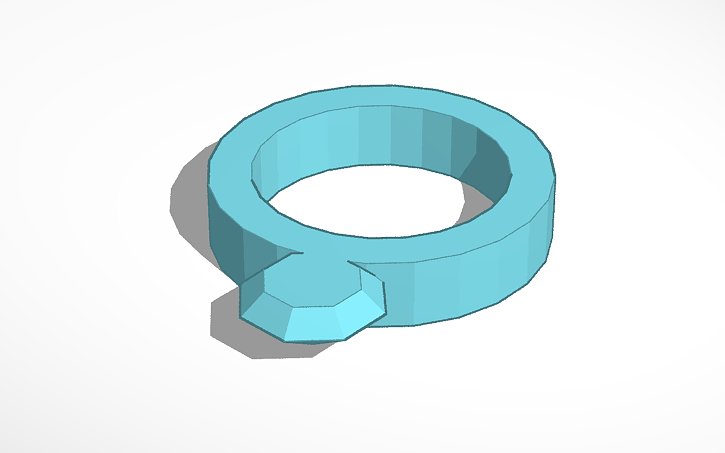 3D design THE RING #4 - Tinkercad