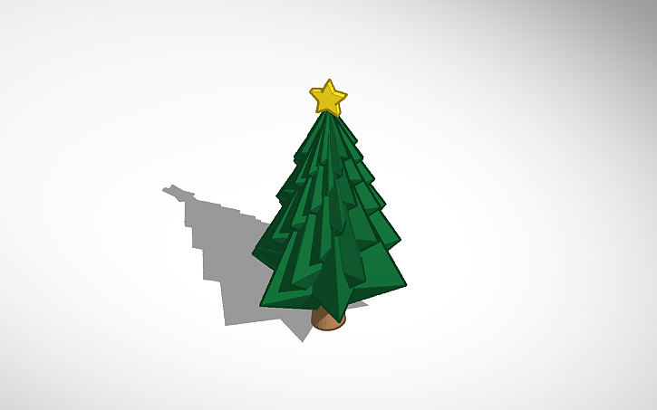 3D design Christmas Tree - Tinkercad
