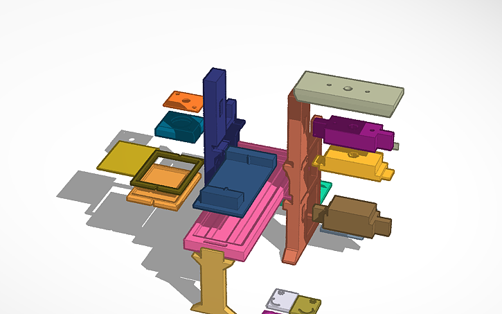 3D design StlPressParts Exploded - Tinkercad
