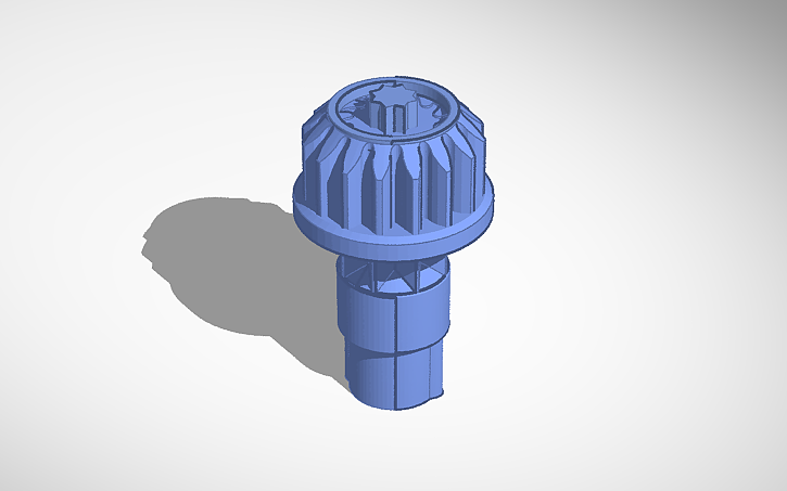 3D design Destroy 'X custom beyblade bit - Tinkercad