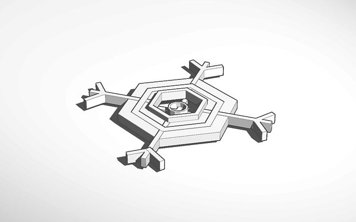 3D design Snow Flake - Tinkercad