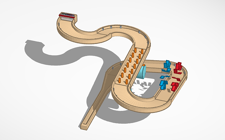 3D design Marble Race - SIM LAB - Tinkercad
