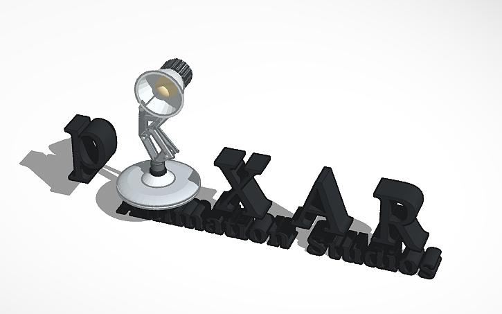 3D design Pixar animaion studios - By BernardoDesign - Tinkercad