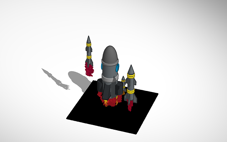 3D design Rockets - Tinkercad