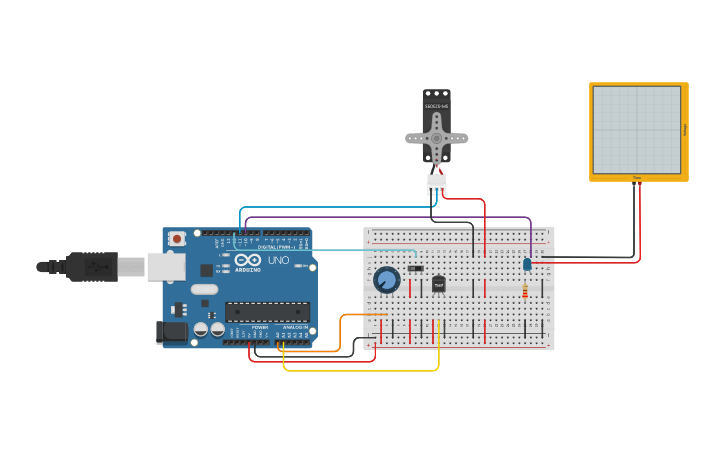 Circuit Design Copy Of Sensor And Actuators Tinkercad