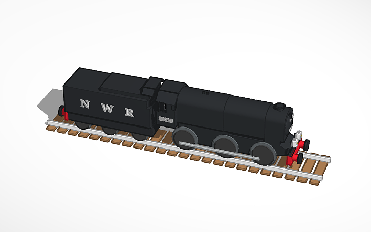 3D design Neville The New Engine (SR 0-6-0 Q1 Class No.33010) - Tinkercad
