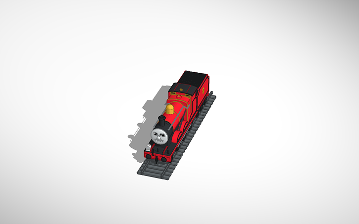 3D design Real James The Splendid Red Engine | Tinkercad