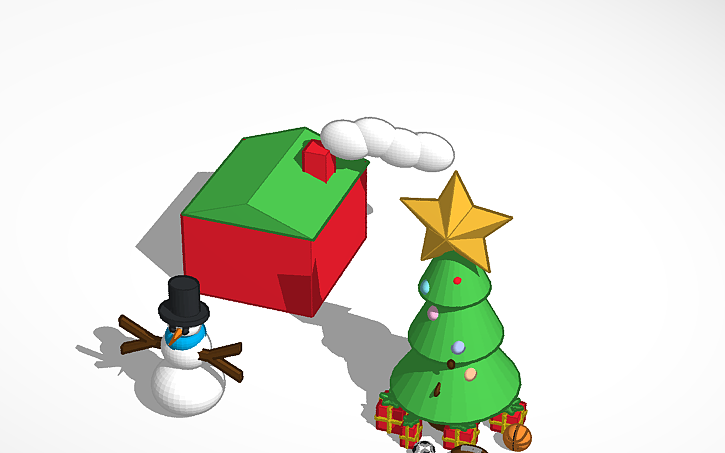 3D design christmas tre | Tinkercad
