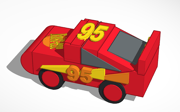 3D design Mcqueen | Tinkercad