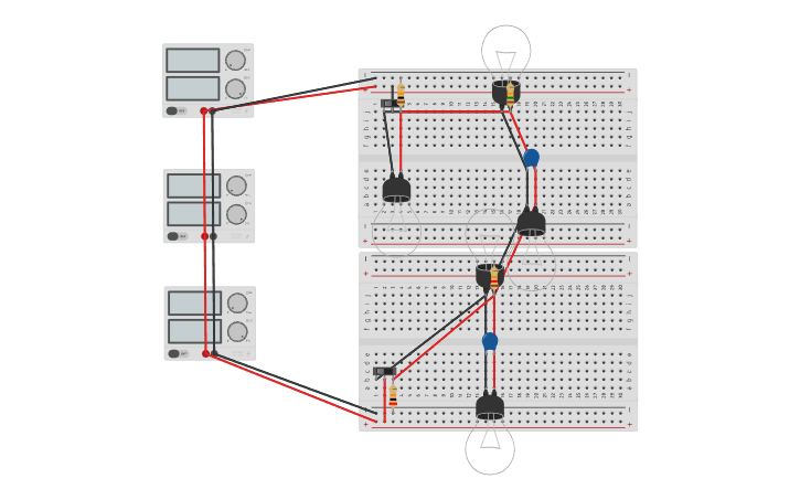 Circuit design circuito paralelo - Tinkercad