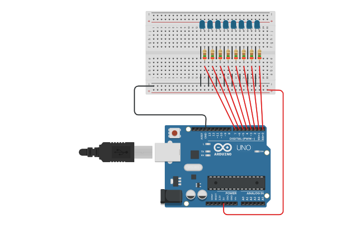 Circuit design Mukhzan ASif (Custom 8-bit) | Tinkercad