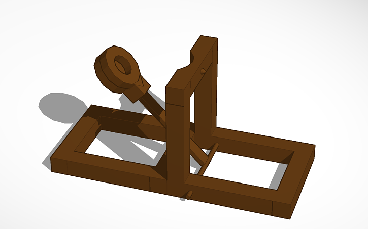 3D design catapult - Tinkercad