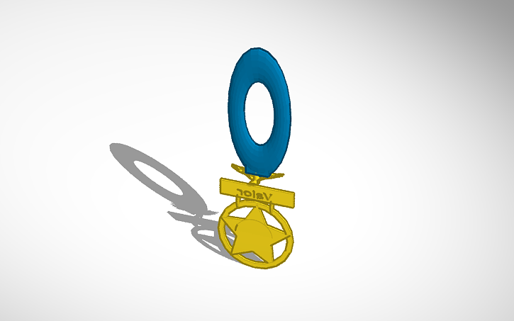 3D design Medal Of Honor - Tinkercad