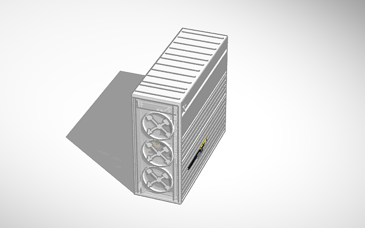 3D design Gaming pc - Tinkercad