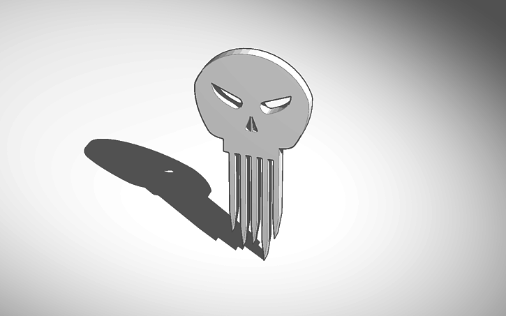 3D design skull - Tinkercad