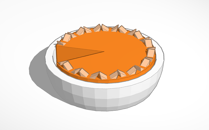 3D design Pie - Tinkercad