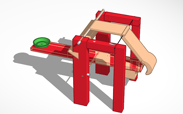 3D design Catapult idea rough draft | Tinkercad
