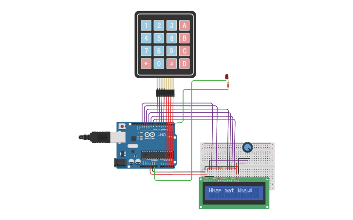 Circuit design A3-Đề 18 - Tinkercad
