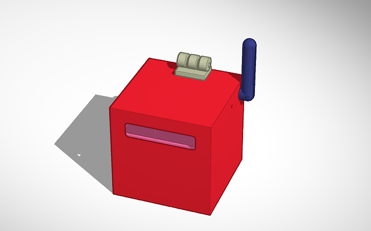 3D design Smart bin - Tinkercad