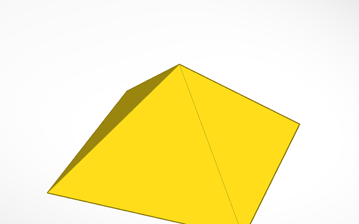 3D design pyramid | Tinkercad