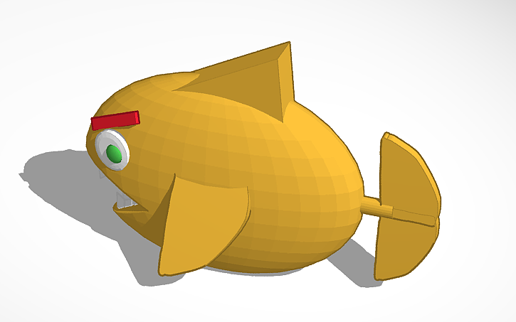 3D design Angry fish? | Tinkercad