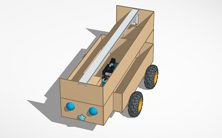 3D design PROYECTO: ROBOT MÓVIL RECOLECTOR DE METALES - Tinkercad