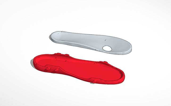 3D design Shoe - 2 Pieces - Tinkercad