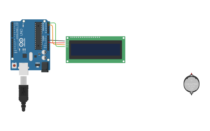 Circuit design Copy of LCD - Tinkercad