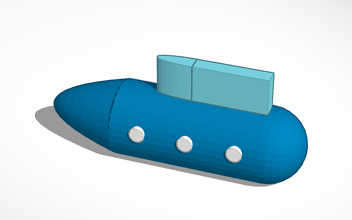 3D design 12 Days- submarine | Tinkercad