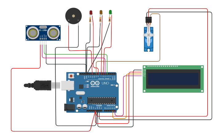 Circuit design Speed Detection Ultrasonic Sensor With Smart Speed ...