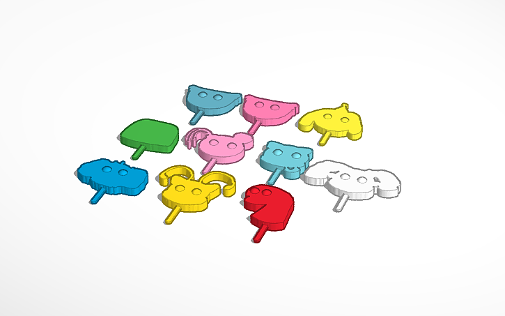 3D design Poppy playtime popsicle's - Tinkercad