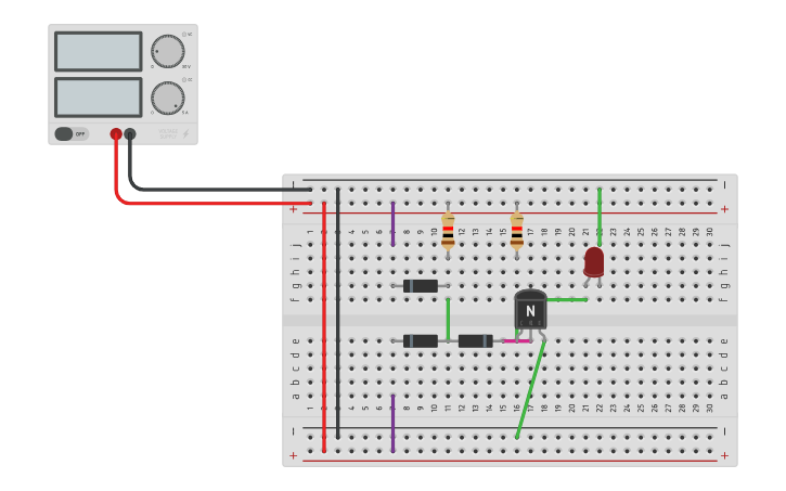 Circuit Design Nand Gate Tinkercad