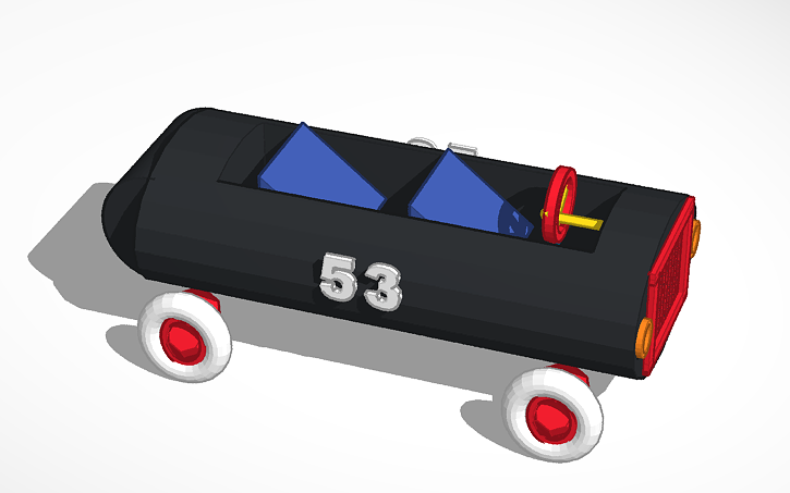 3D design ~Tremendous-Traditional Hot Rod - Tinkercad