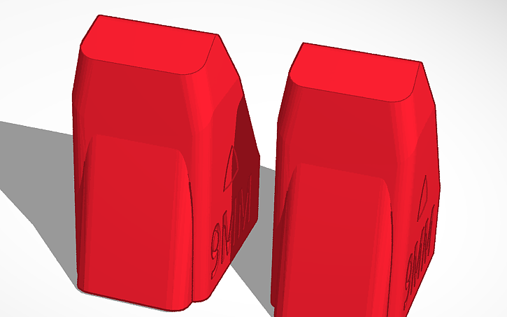 3D design Copy of 9MM embossed speed Loader - Tinkercad