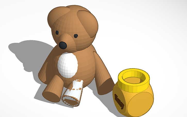3D design Bear - Tinkercad