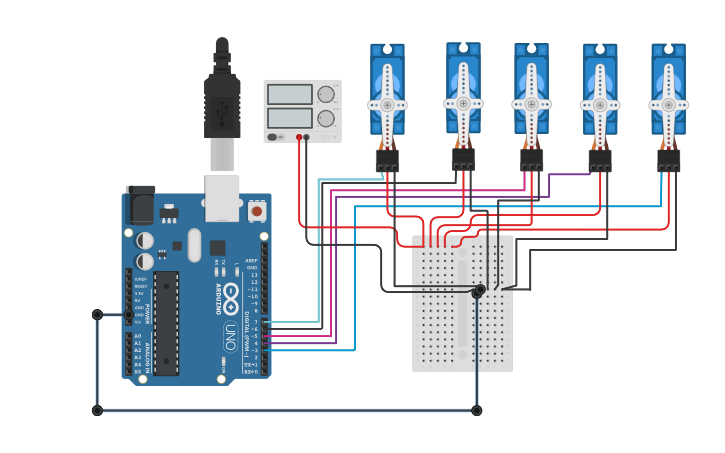 Circuit design Tarea_Bases1 | Tinkercad
