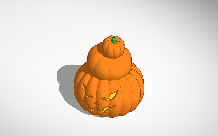 3D design Pumpkin God Kabocha - Tinkercad