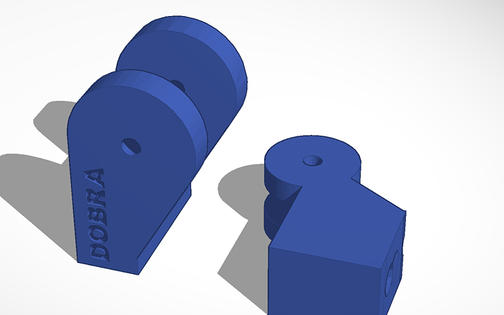 3D design 5mm tube bender - Tinkercad