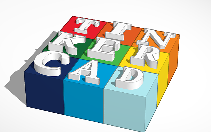 3D design Tinkercat logo | Tinkercad