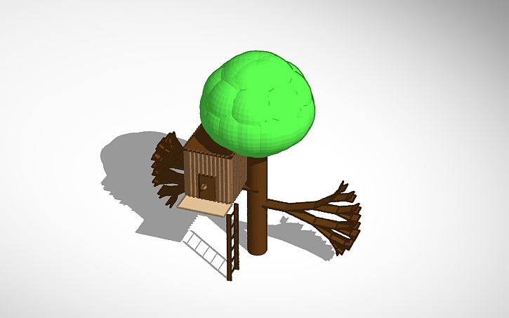 3D design Treehouse - Tinkercad