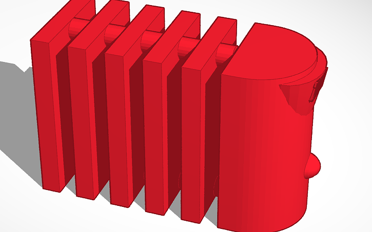 3D design heater - Tinkercad