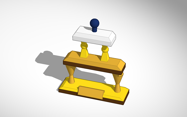 3D design Trophy - Tinkercad